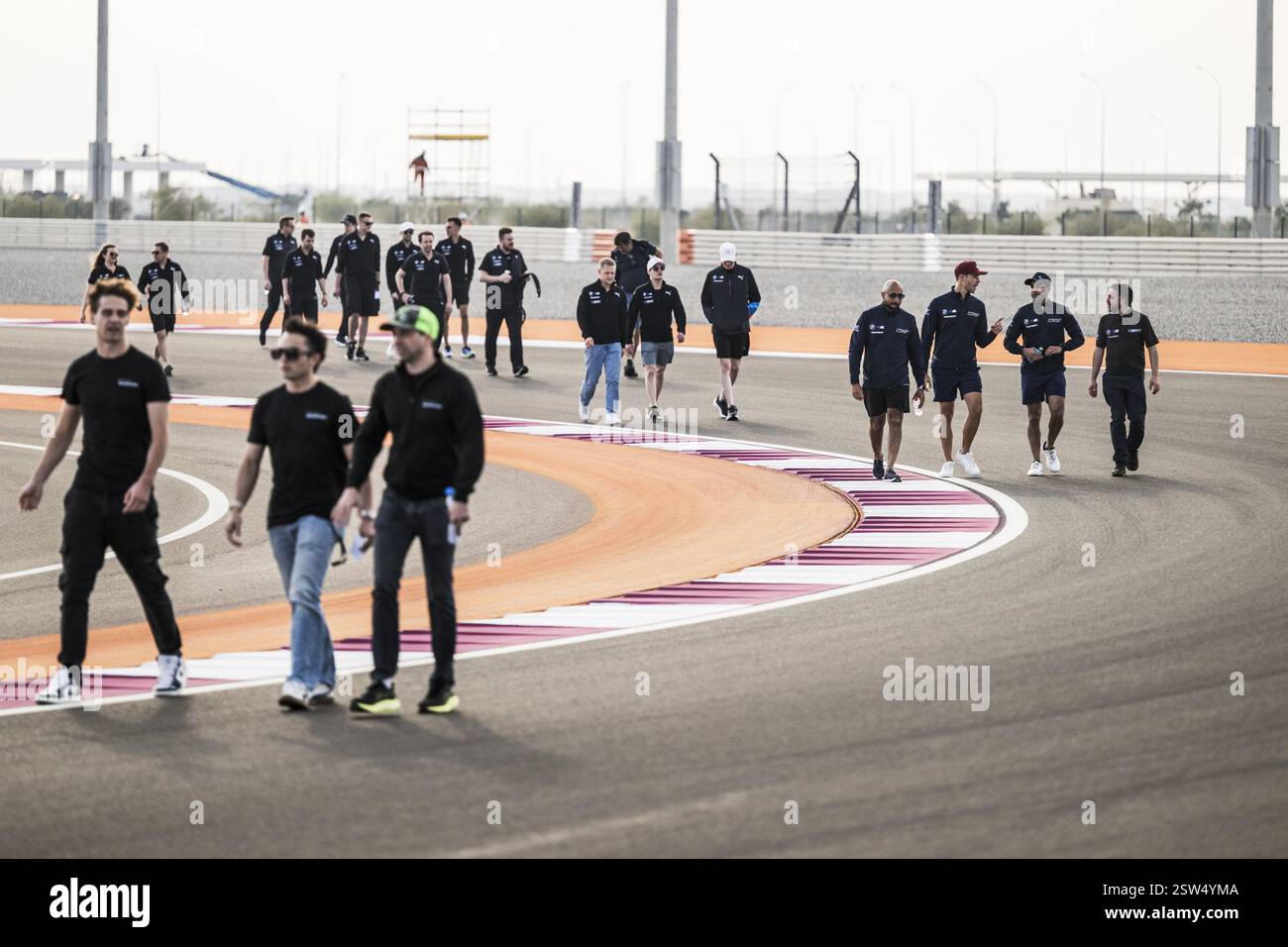 Lusail, Qatar, 20/02/2025, Lusail, Qatar, 20/02/2025, Trackwalk, track ...
