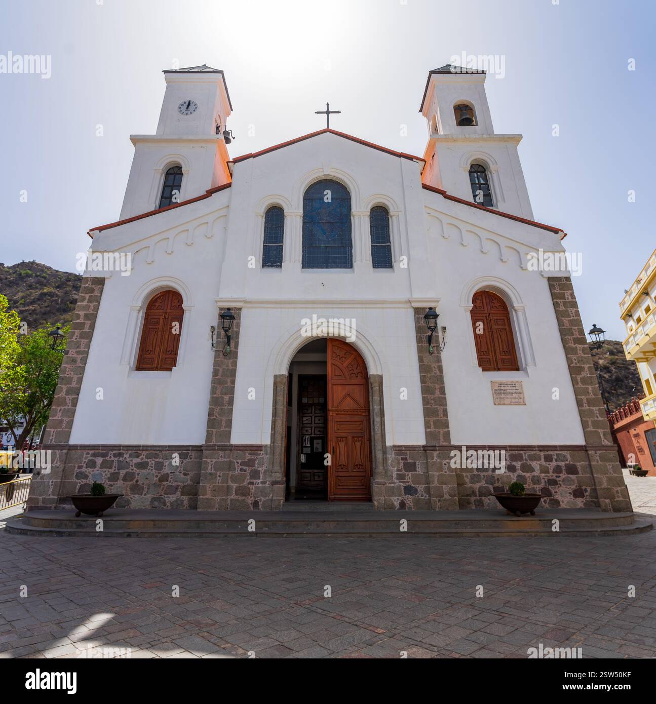 The facade of Our Lady of Help Church (Iglesia Nuestra Senora del ...