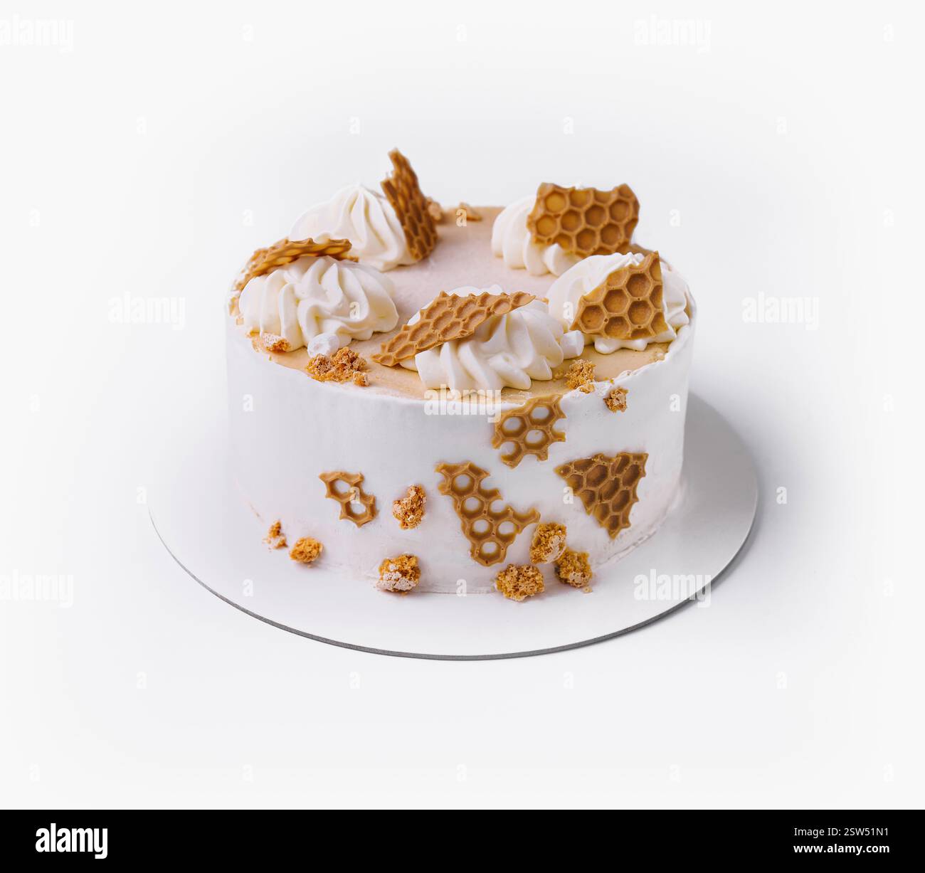 Elegant cake dessert Cut Out Stock Images & Pictures - Alamy
