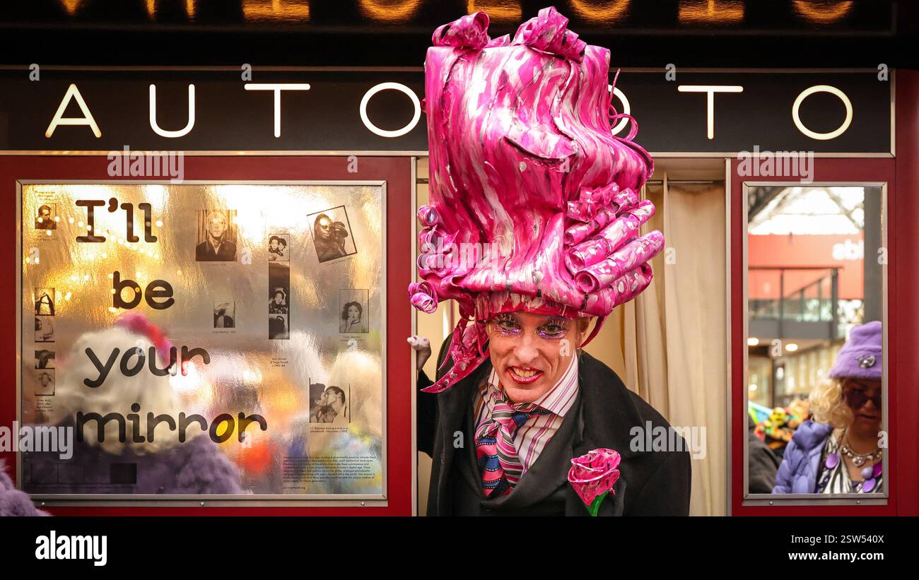 London, UK. 20th Feb, 2025. Participant William poses in his ...