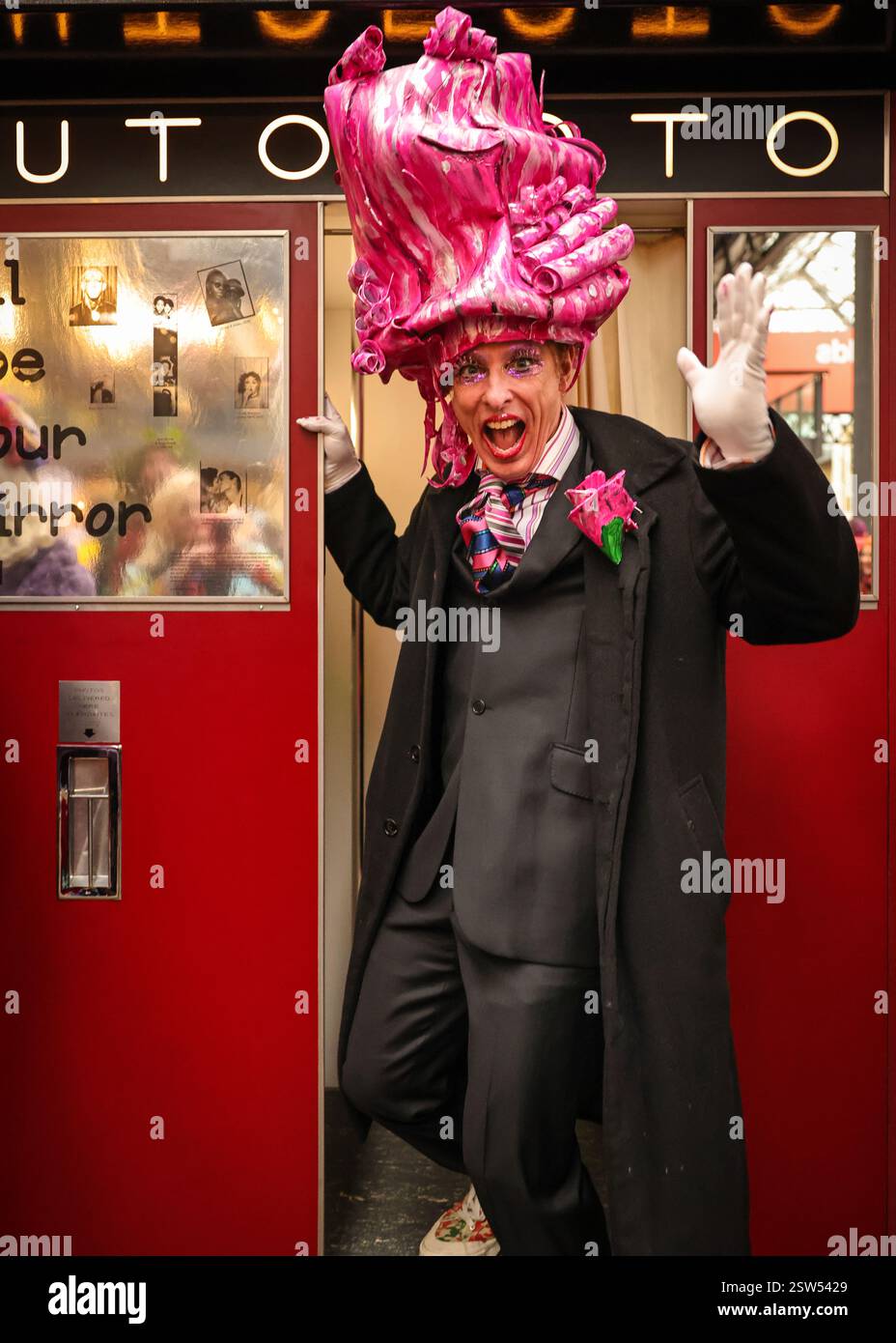 London, UK. 20th Feb, 2025. Participant William poses in his ...