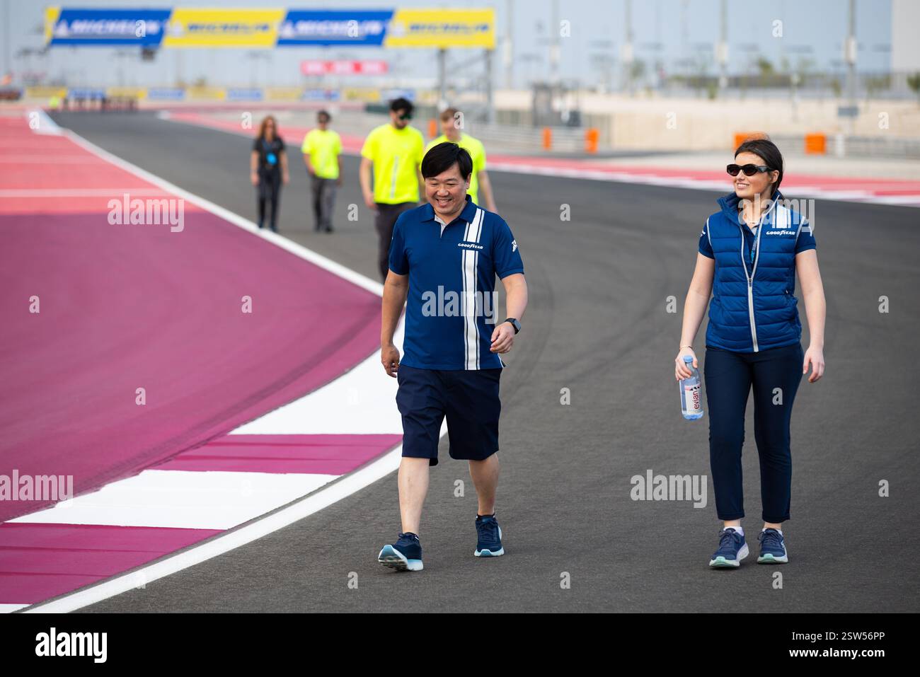 Goodyear staff trackwalk during the Prologue of the 2025 FIA World ...