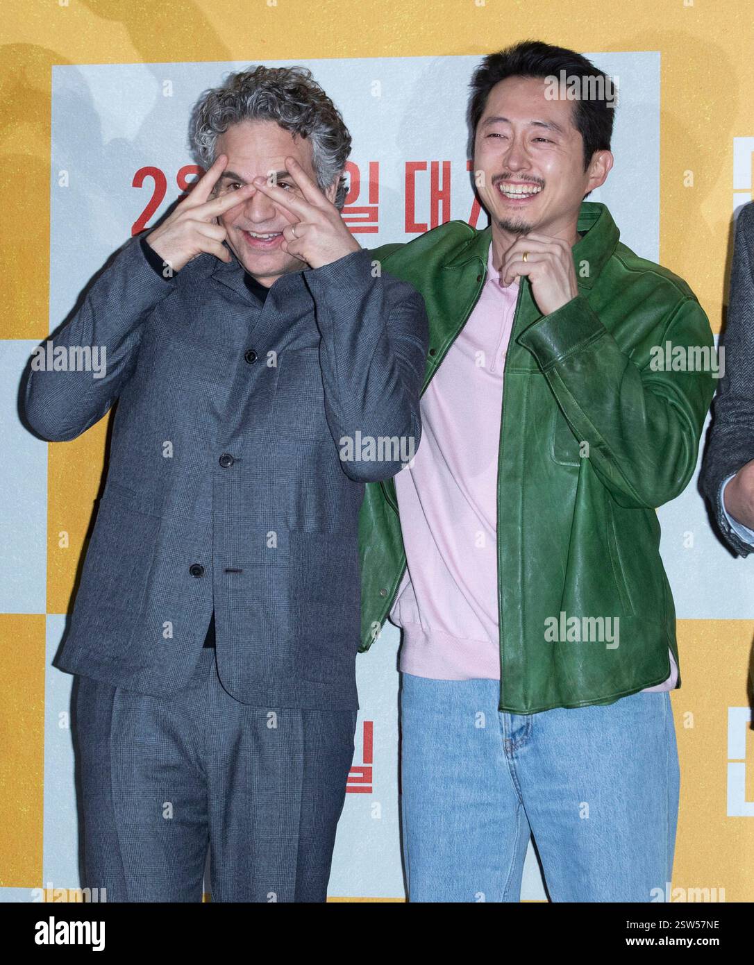 20 Feb 2025 – Seoul, South Korea: (L to R) actors Mark Ruffalo, Steven ...