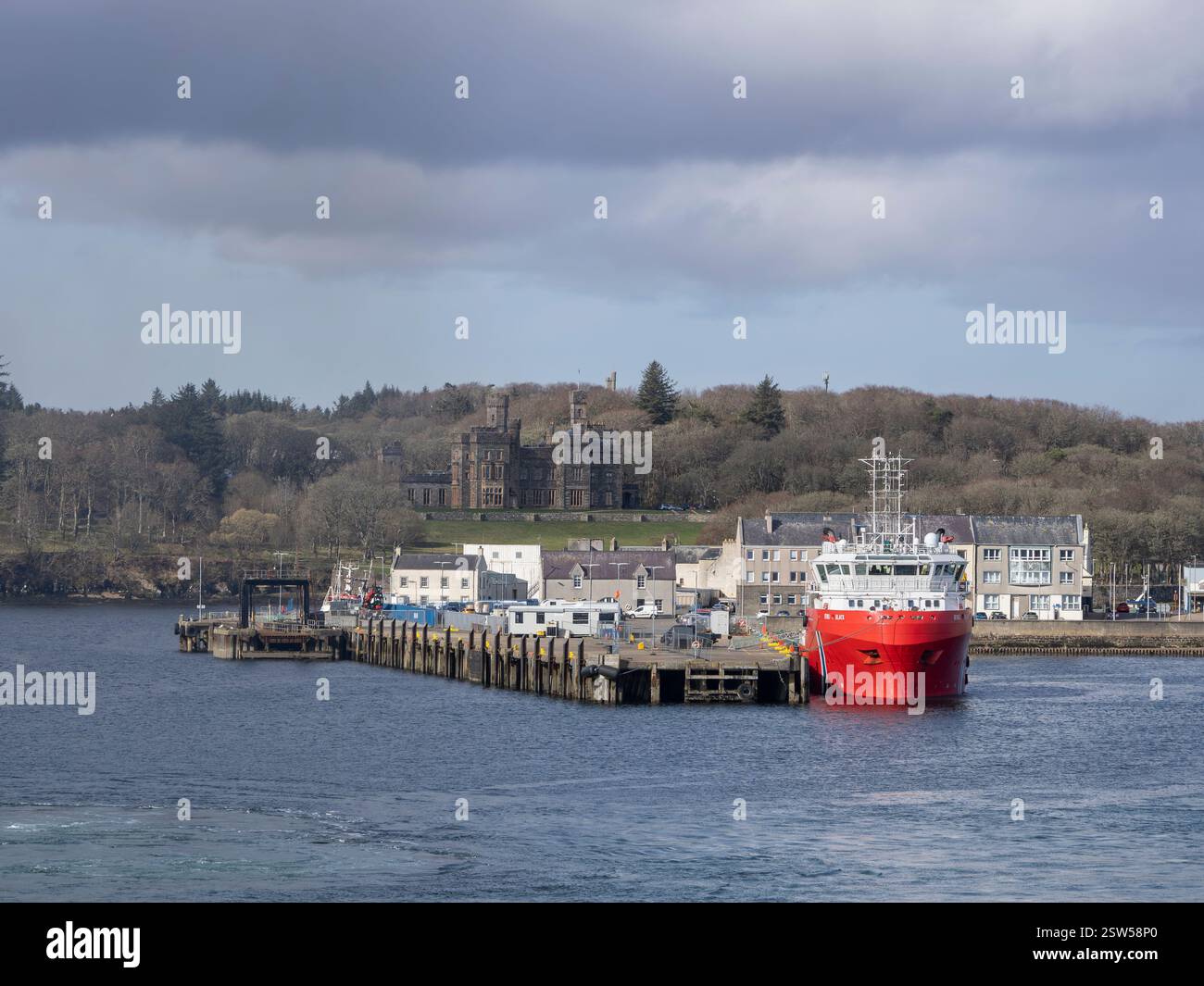 Coastguard multi purpose offshore vessel IEVOLI BLACK moored at ...