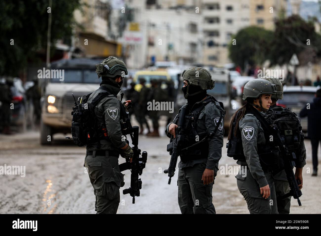 February 19, 2025: Jenin, West Bank, Palestine. 19 February 2025. The ...