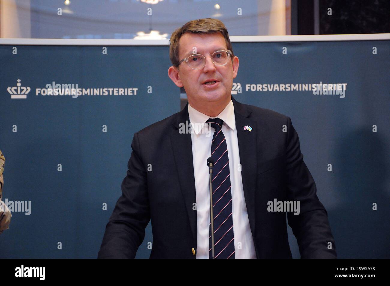 Copenhagen/ DenmarK/20 FEBRUARY 2025 /Denmarks' minister for defence ...