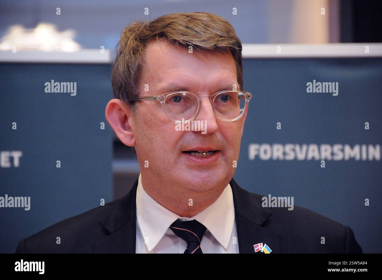 Copenhagen/ DenmarK/20 FEBRUARY 2025 /Denmarks' minister for defence ...