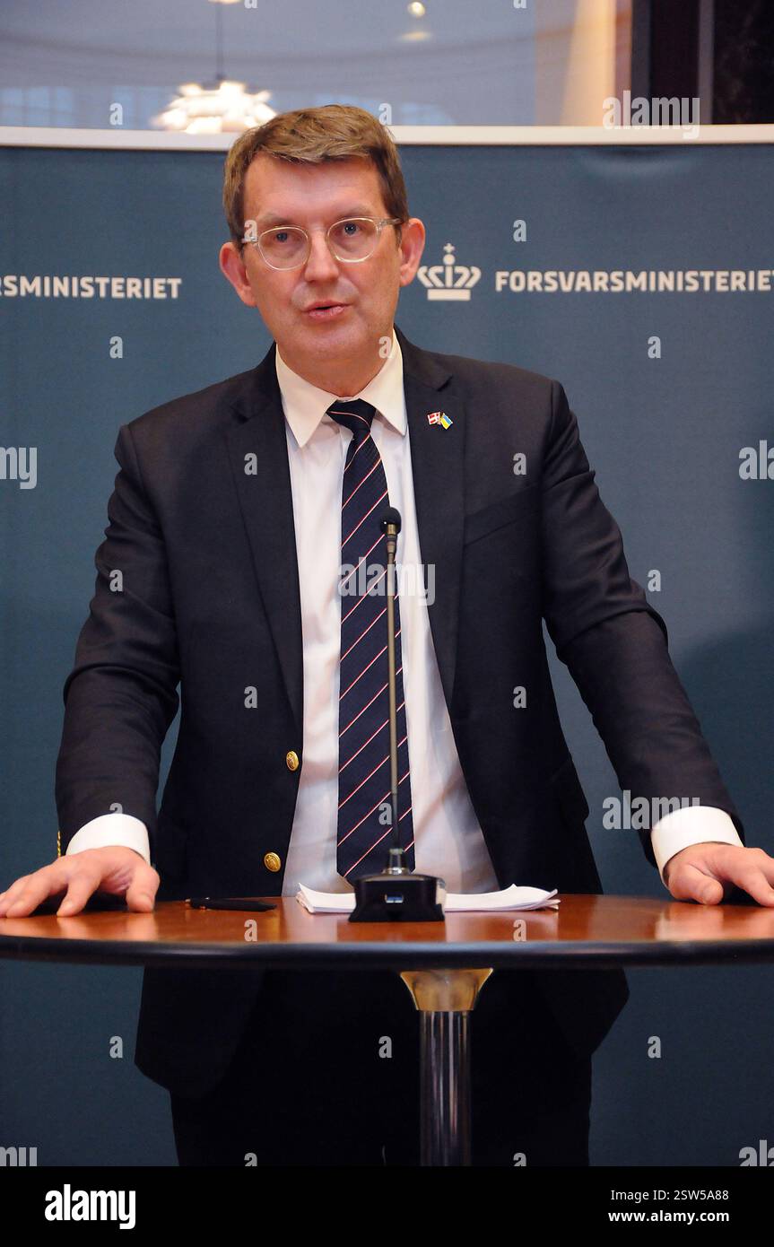 Copenhagen/ DenmarK/20 FEBRUARY 2025 /Denmarks' minister for defence ...