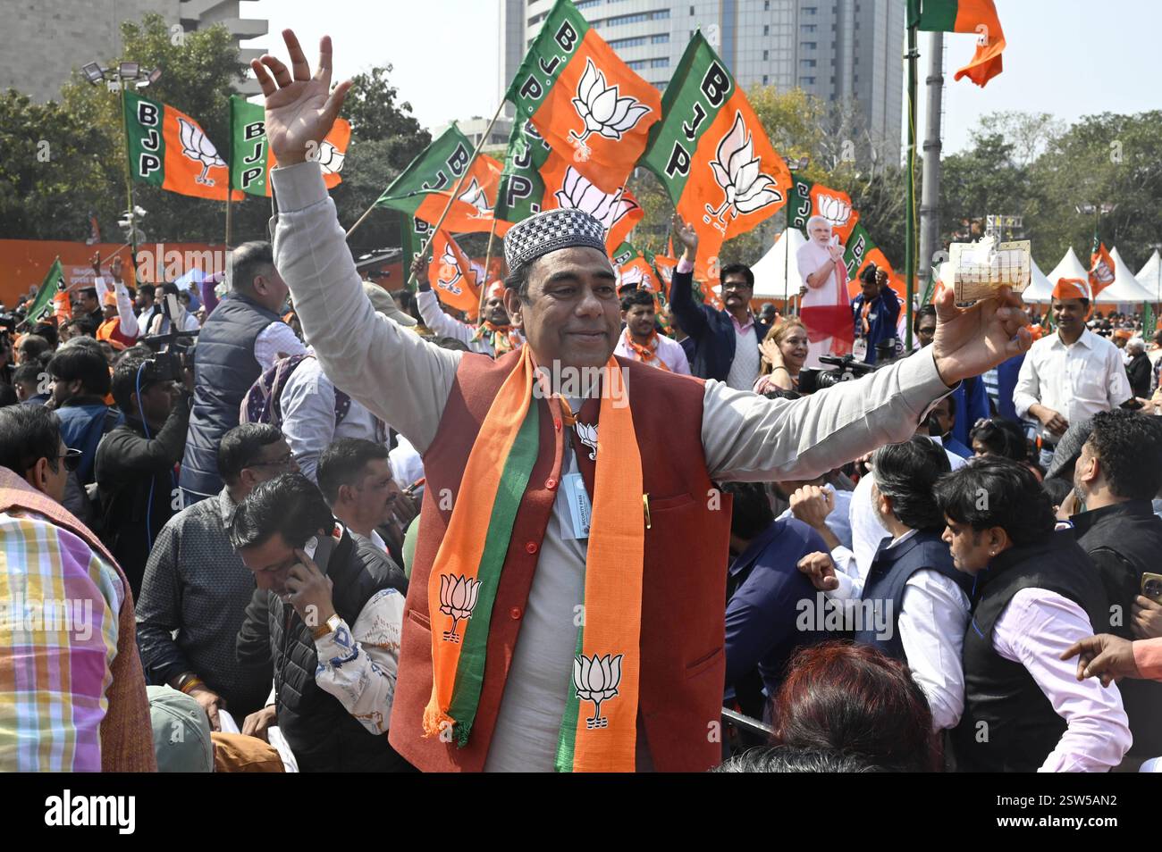 Bhartiya Janata Party Workers Celebrate New Chief Minister Right wing ...
