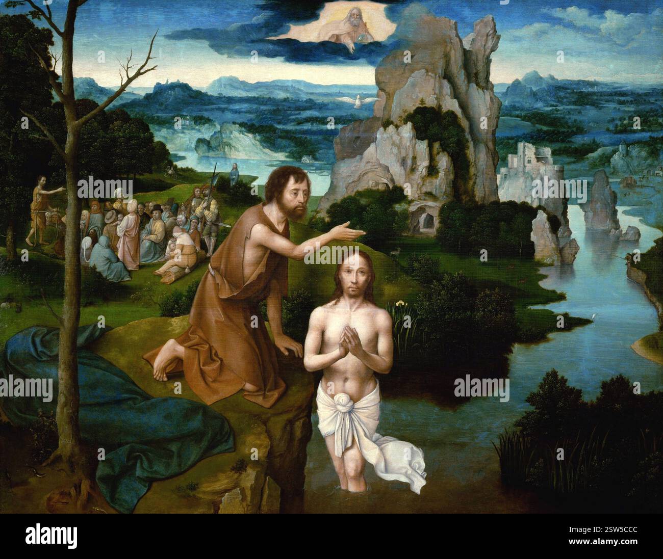 Baptism of Jesus Joachim Patinir Stock Photo - Alamy