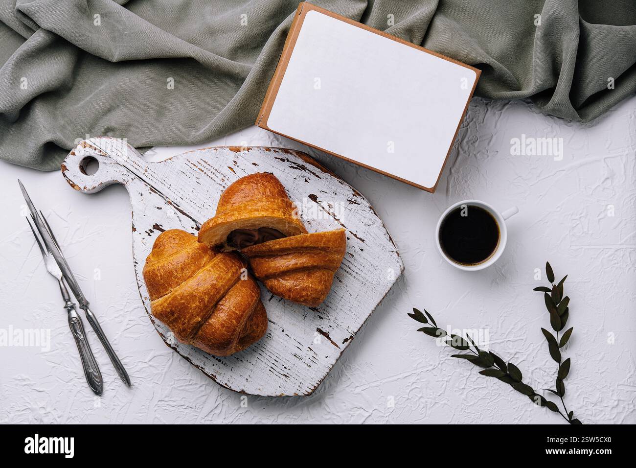 Stylish breakfast setting hi-res stock photography and images - Alamy