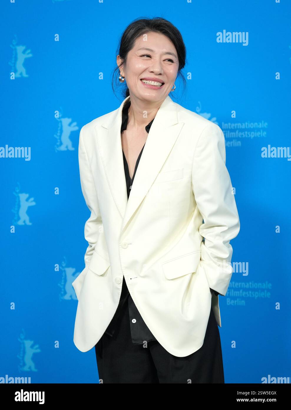 20 February 2025, Berlin: The actress in Cho Yunhee, photographed at ...