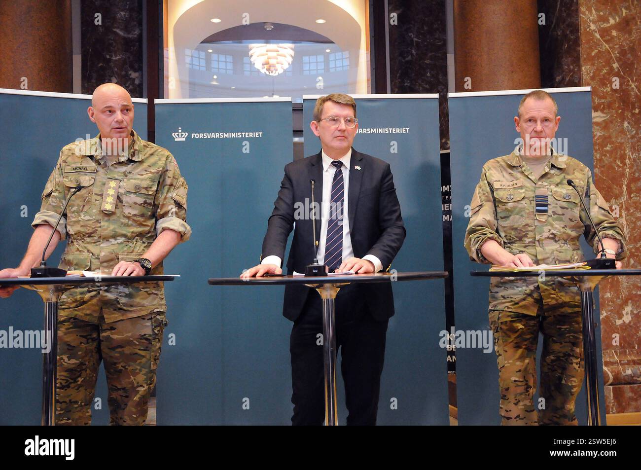 Copenhagen/ DenmarK/20 FEBRUARY 2025 /Denmarks minister for defence ...