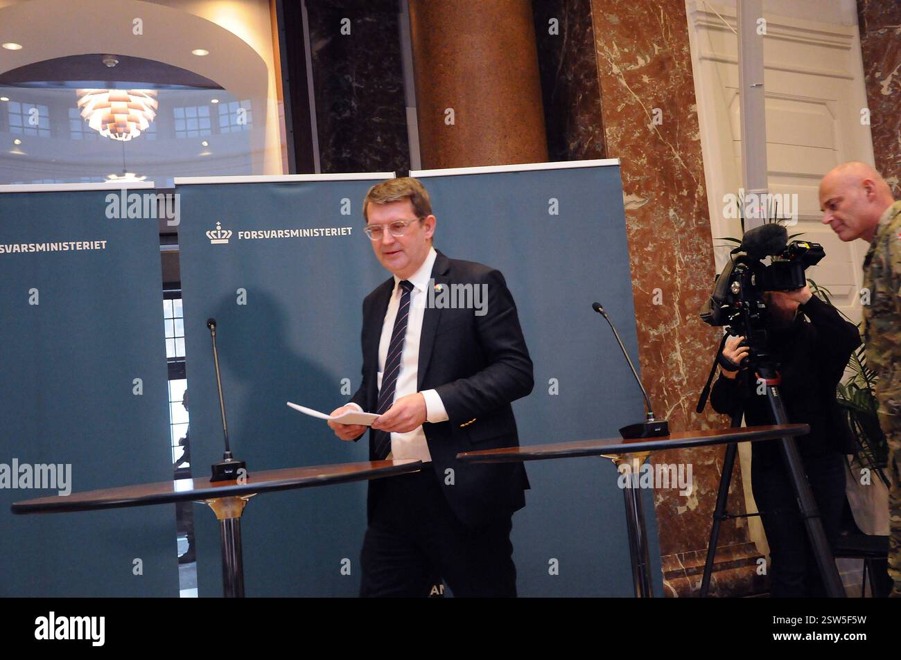 Copenhagen/ DenmarK/20 FEBRUARY 2025 /Denmarks minister for defence ...