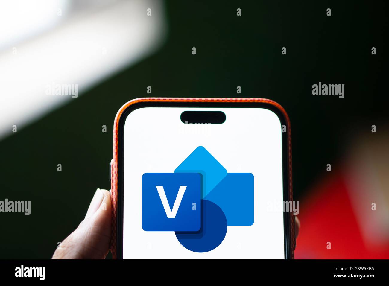 Dhaka, Bangladesh- 01 Oct 2024: Microsoft Visio logo is displayed on ...