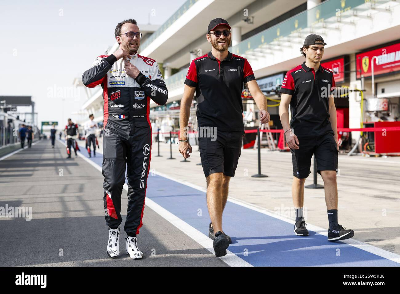 ROBIN Arnold (fra), Akkodis ASP Team, Lexus RC F GT3 #78, LM GT3, portrait during the Prologue ...