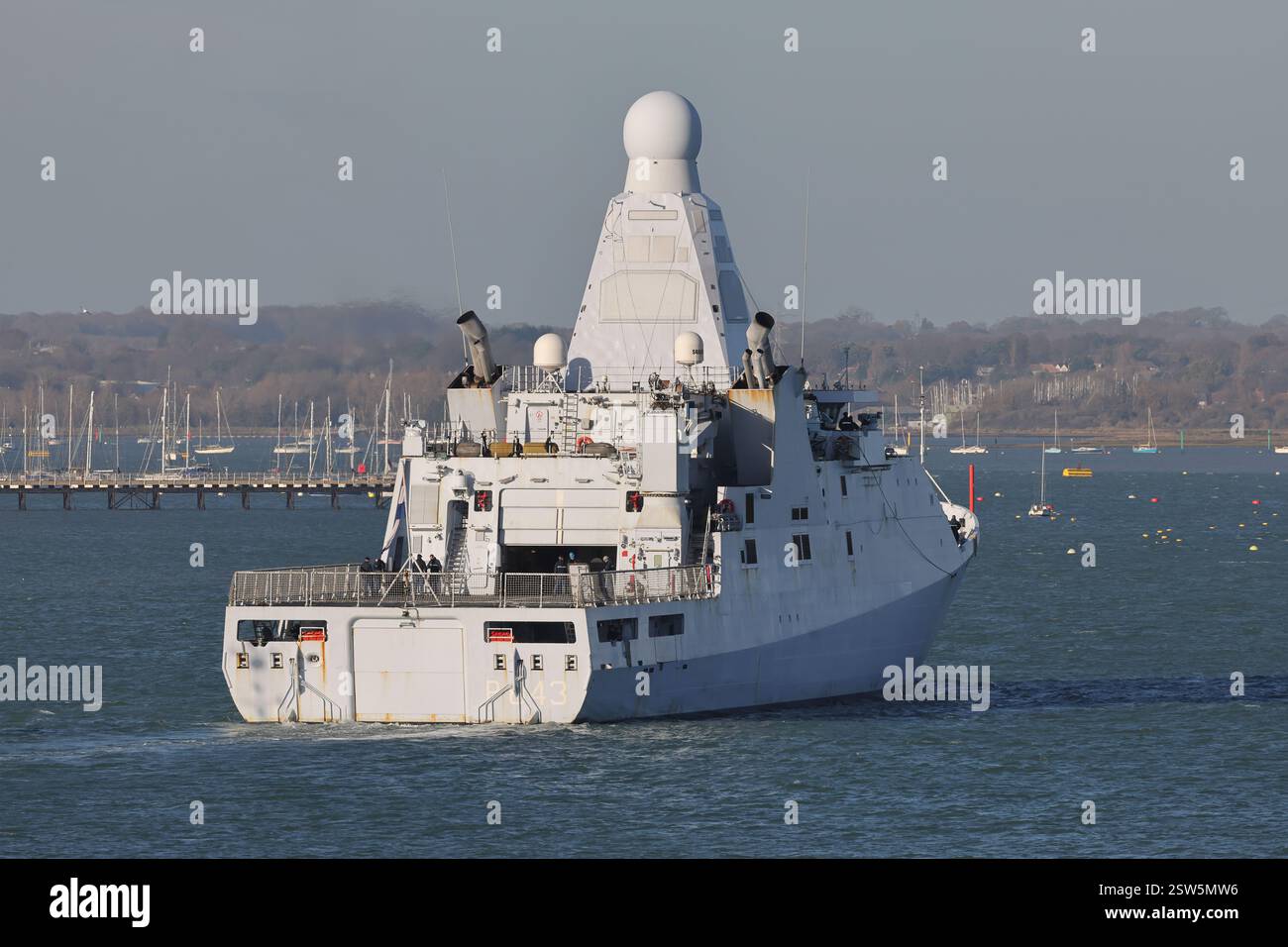 The Royal Netherlands Navy Holland class offshore patrol vessel HNLMS ...