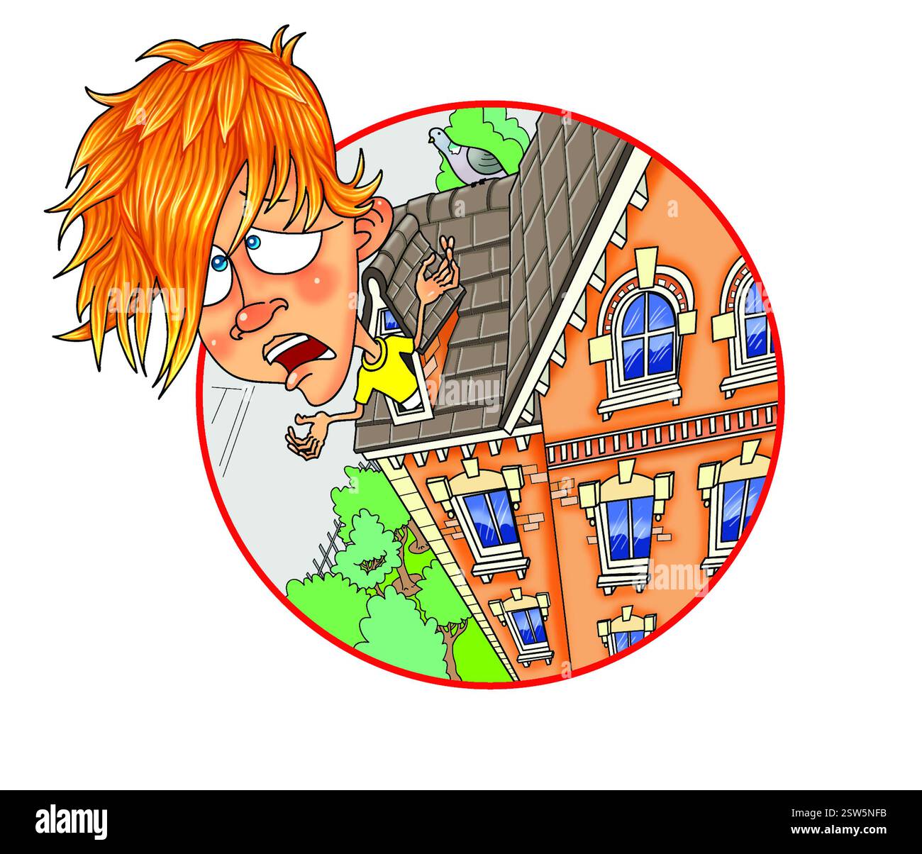 Studying concept school head Cut Out Stock Images & Pictures - Alamy