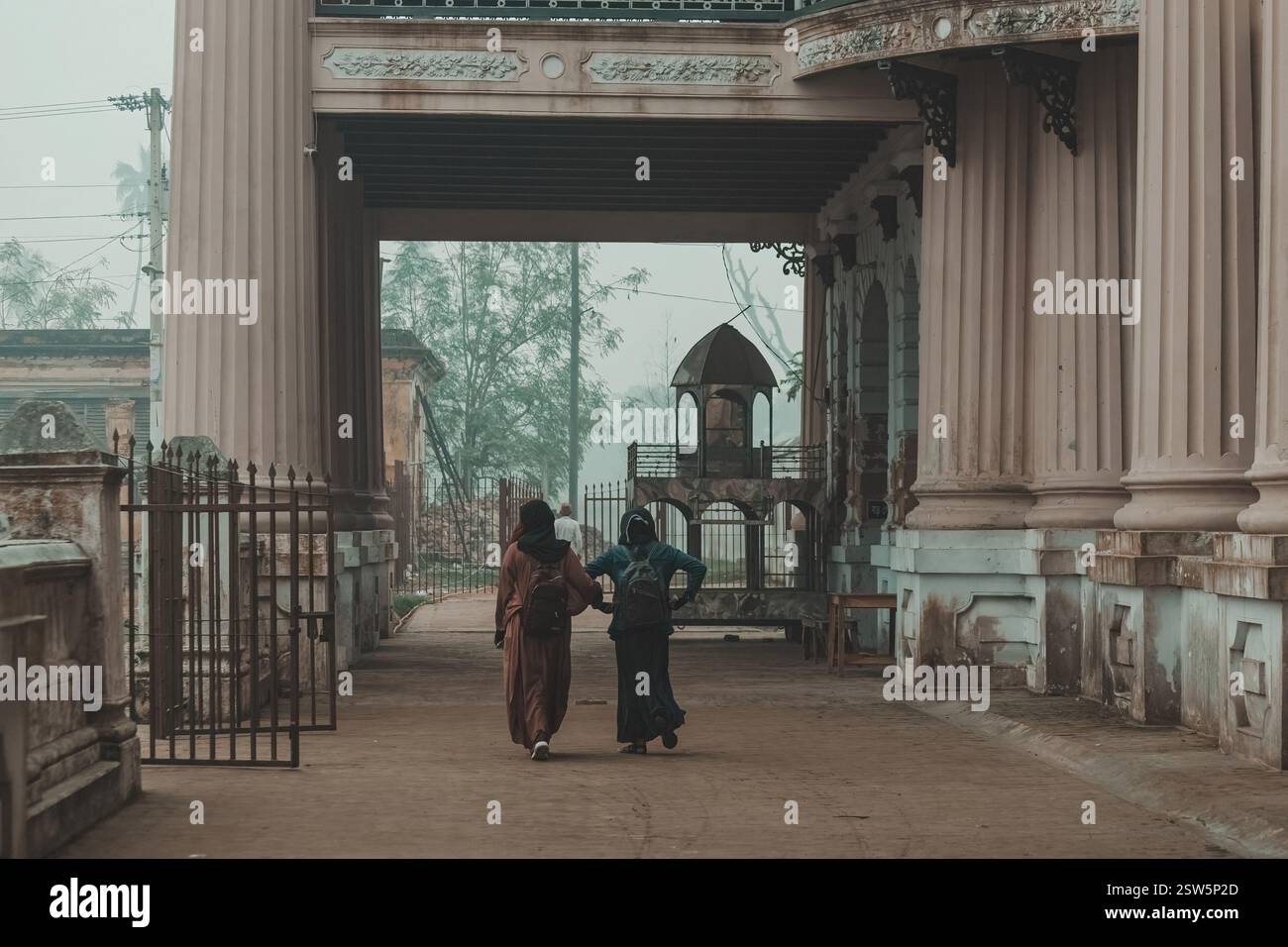 Details of Puthia Rajbari Palace in Puthia of Bangladesh Stock Photo ...