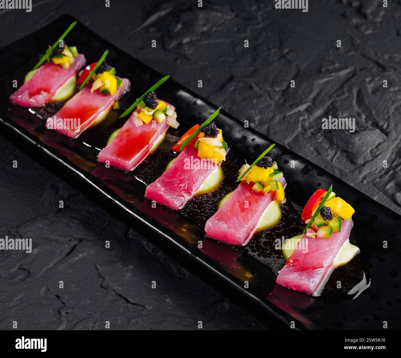 Elegant presentation tuna sashimi hi-res stock photography and images ...