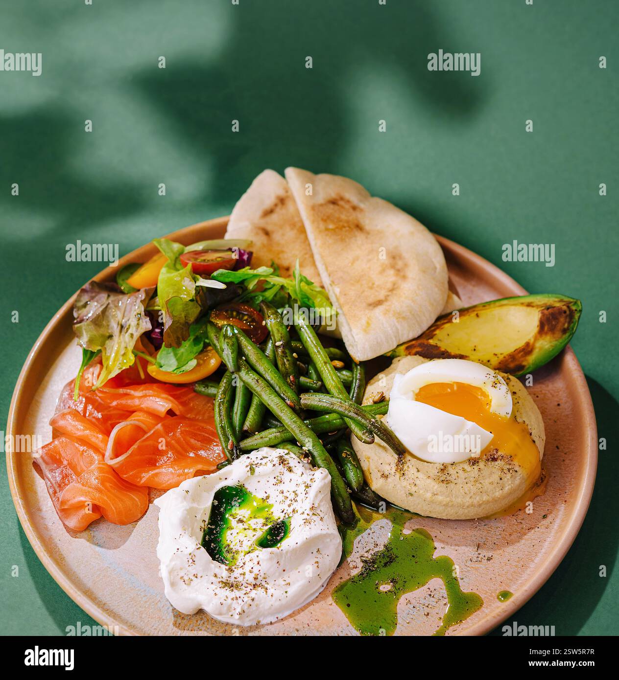 High protein breakfast platter hi-res stock photography and images - Alamy