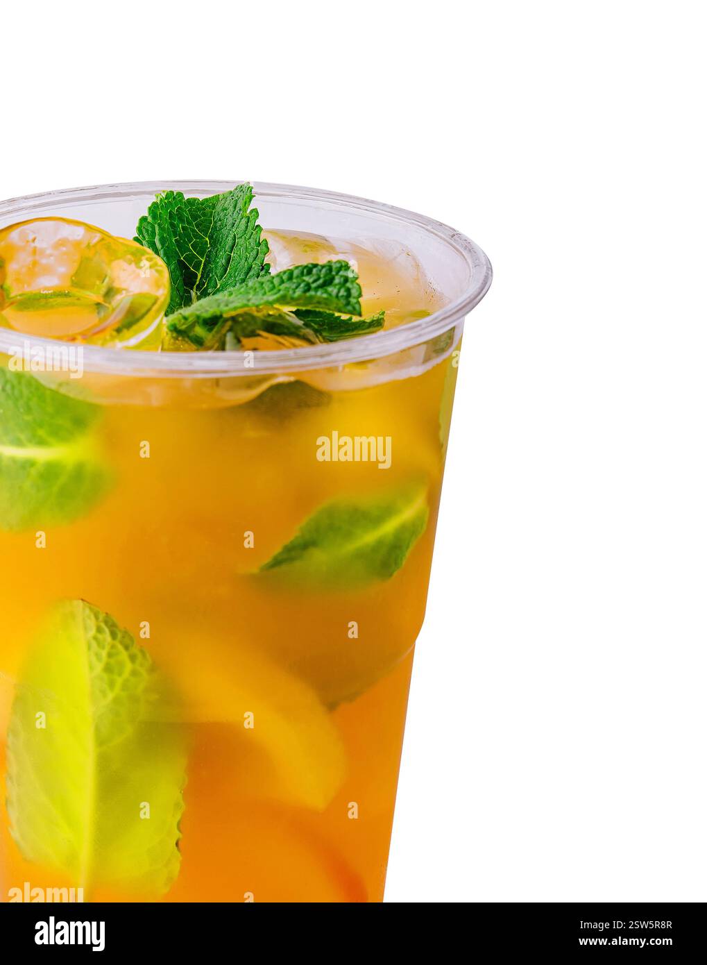 Fresh iced tea with citrus and mint Stock Photo - Alamy