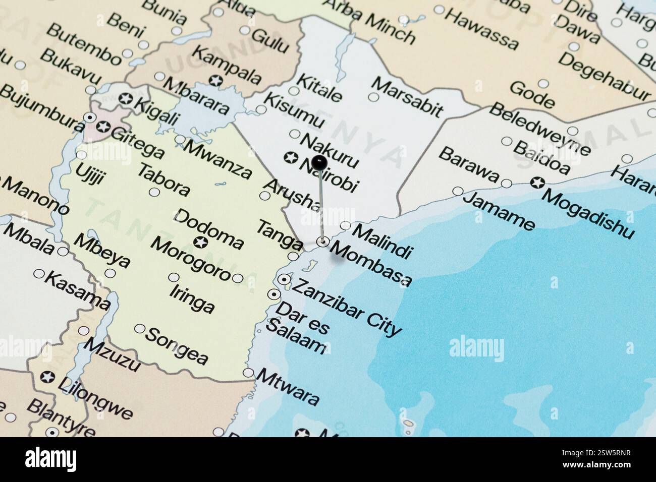 Map of mombasa hi-res stock photography and images - Alamy