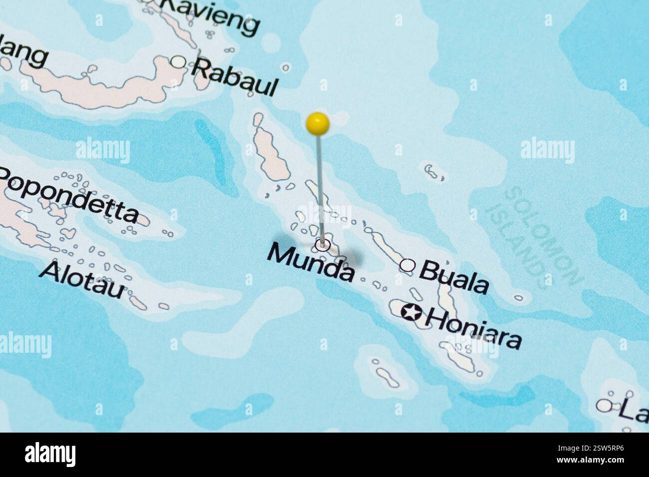 Political map of the solomon islands hi-res stock photography and ...