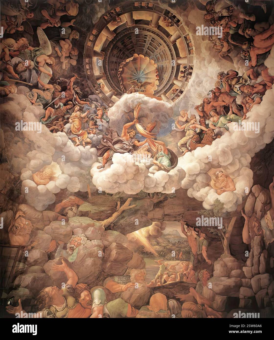 GIULIO ROMANO (b. ca. 1499, Roma, d. 1546, Mantova) The Fall of the ...