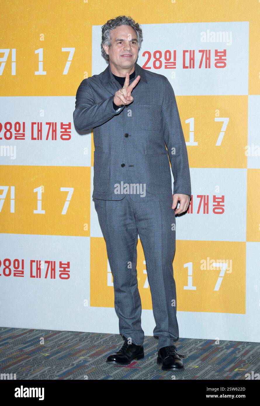 Seoul, South Korea. 20th Feb, 2025. Actor Mark Ruffalo, attends a ...