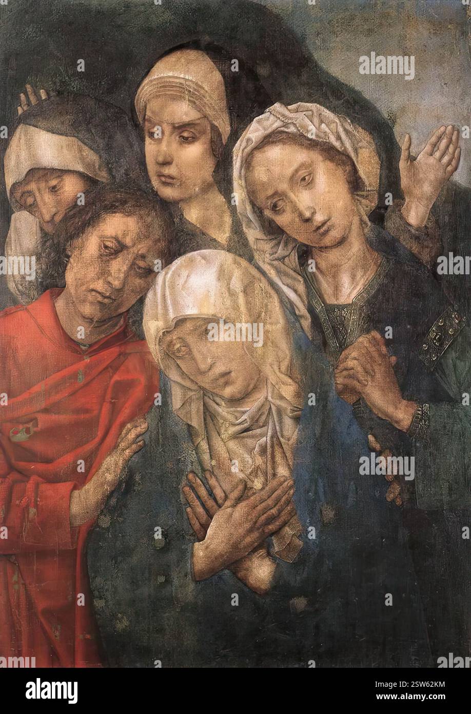 GOES, Hugo van der (b. ca. 1440, Ghent, d. 1482, Bruxelles) Deposition Diptych (Small Deposition ...