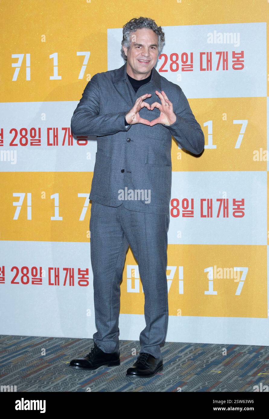 Seoul, South Korea. 20th Feb, 2025. Actor Mark Ruffalo, attends a ...