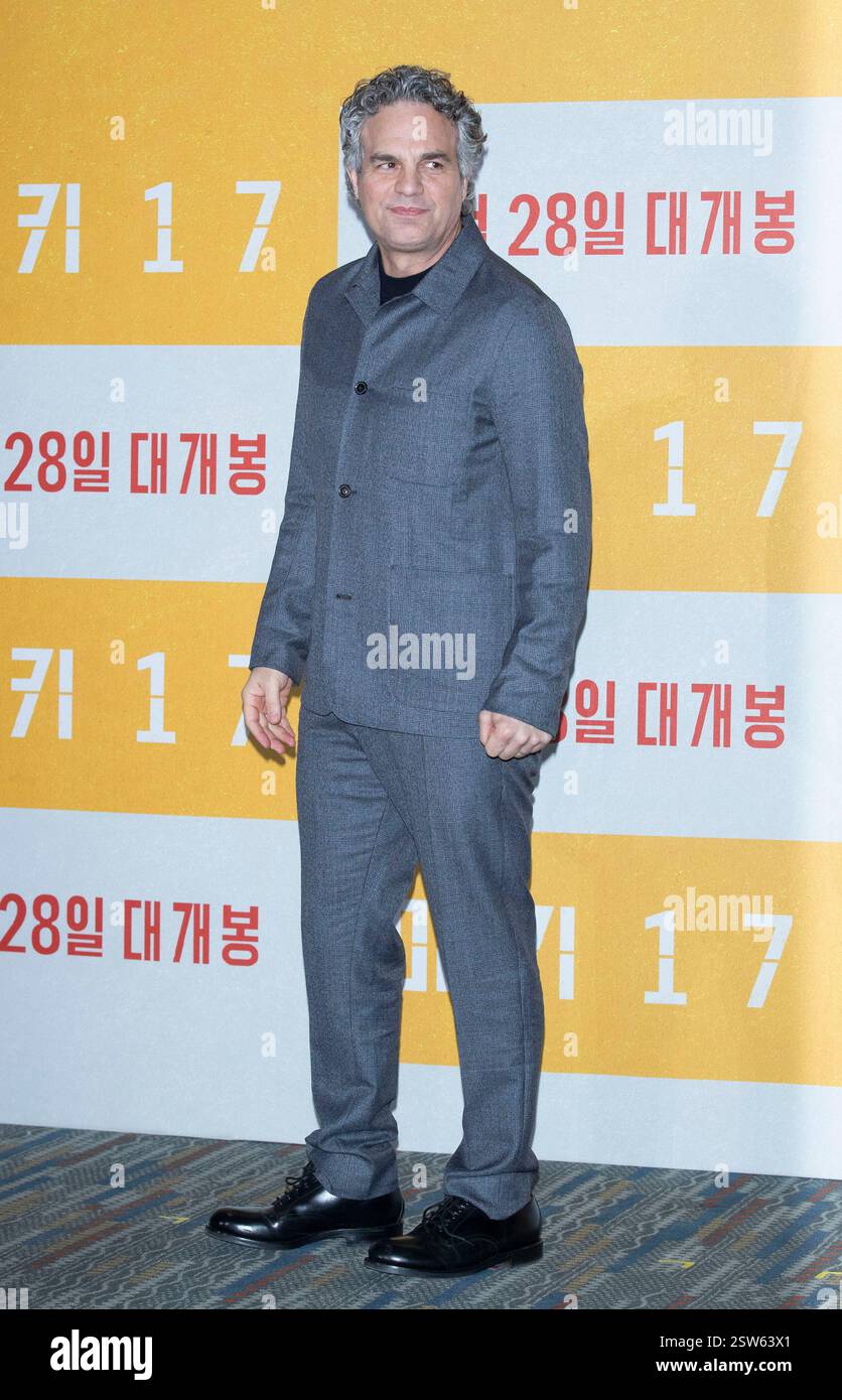 Seoul, South Korea. 20th Feb, 2025. Actor Mark Ruffalo, attends a ...