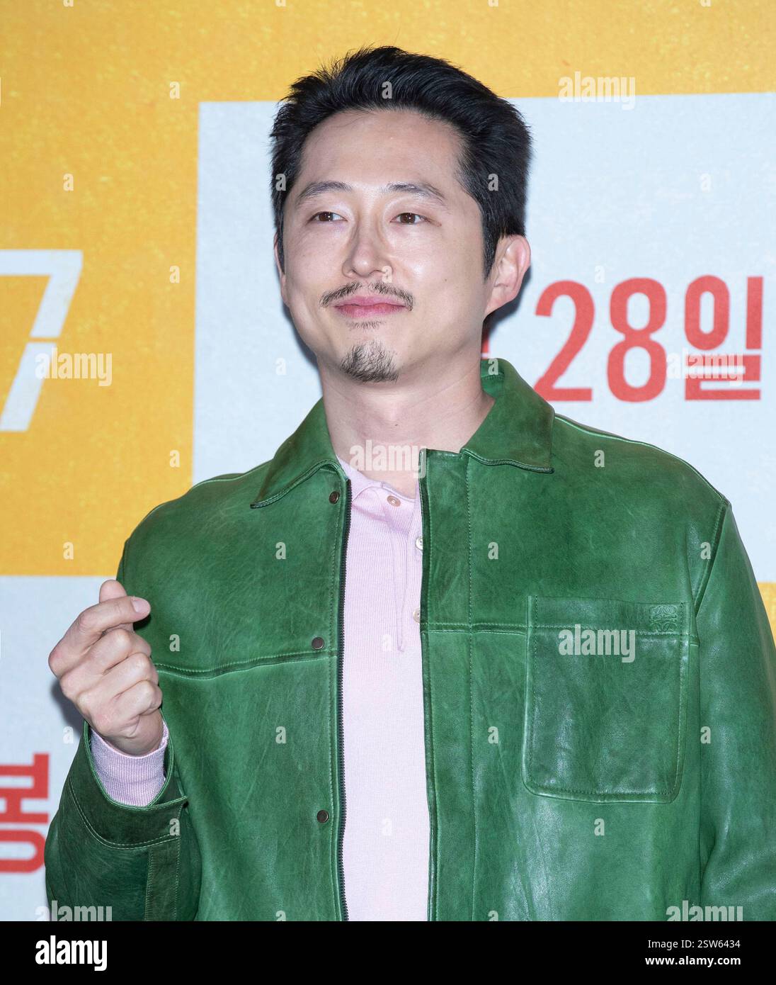 Seoul, South Korea. 20th Feb, 2025. Actor Steven Yeun, attends a ...