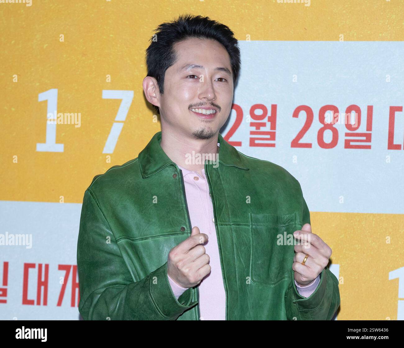 Seoul, South Korea. 20th Feb, 2025. Actor Steven Yeun, attends a ...