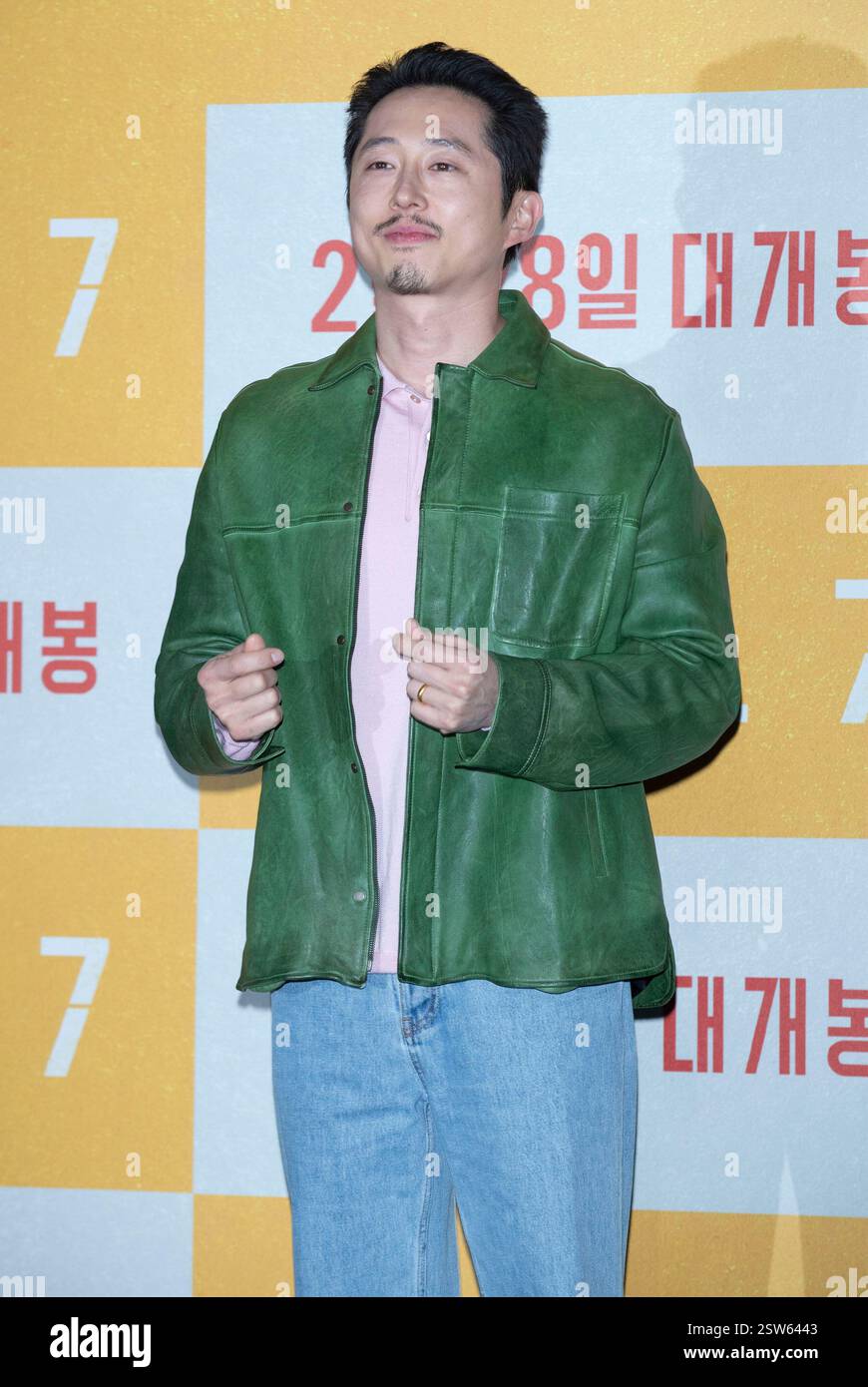 Seoul, South Korea. 20th Feb, 2025. Actor Steven Yeun, attends a ...