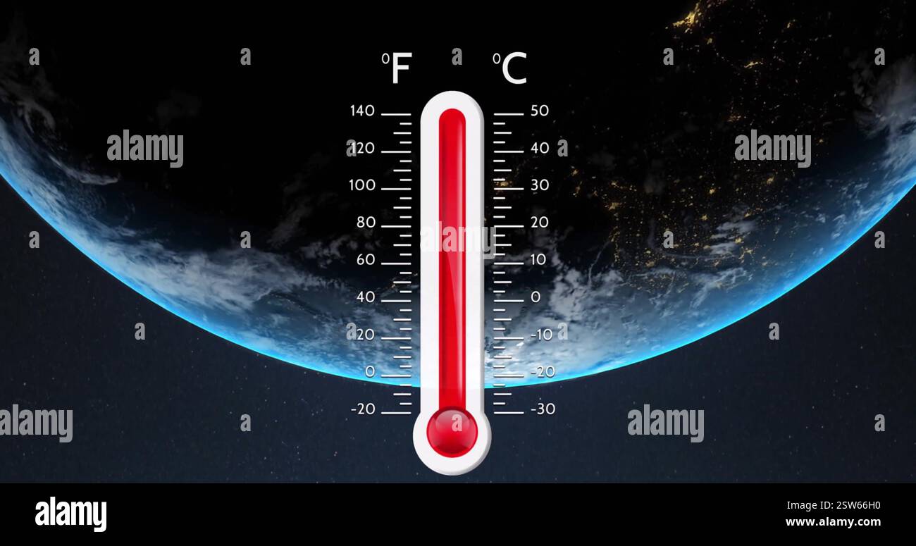 Digital thermometer geography hi-res stock photography and images - Alamy
