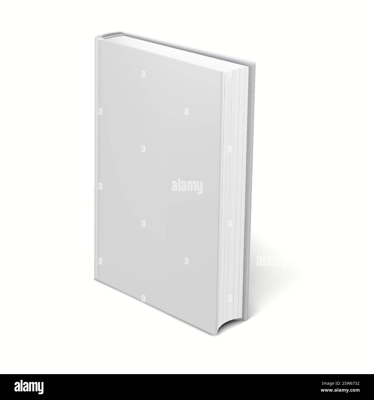 Realistic 3D mockup of a blank book showing different angles and views ...
