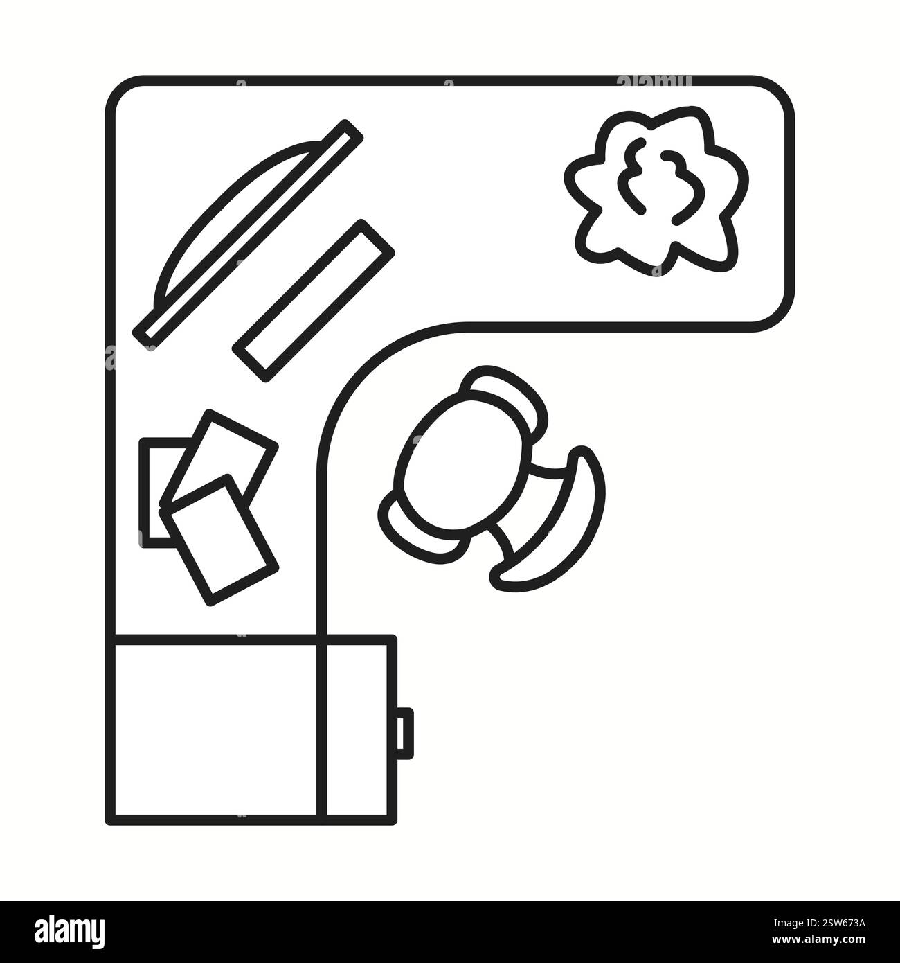 View elegant office Stock Vector Images - Alamy