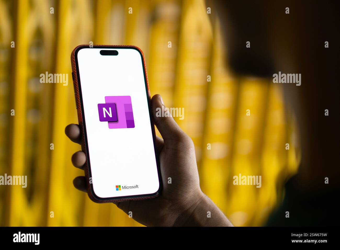 Dhaka, Bangladesh- 05 Oct 2024: Microsoft OneNote logo is displayed on ...