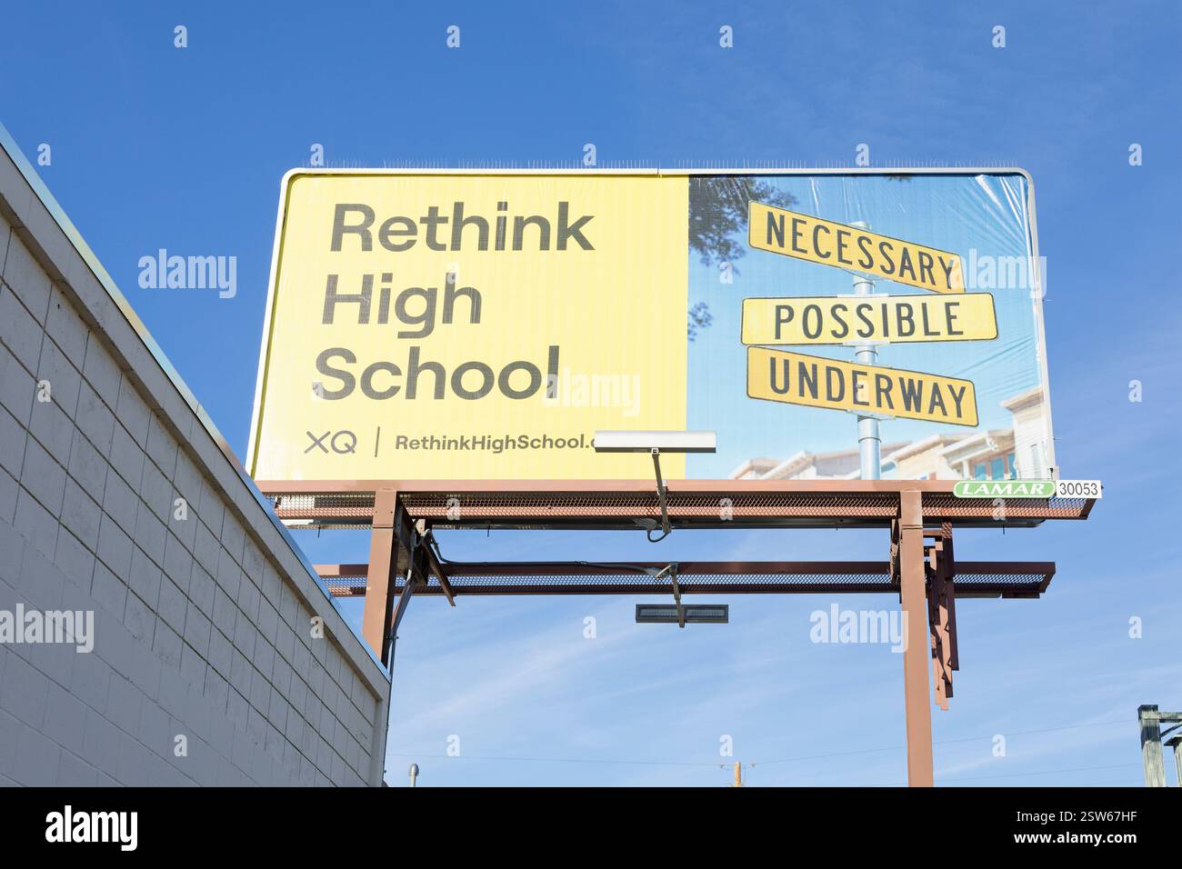 XQ institute billboards and signs advertising alternative high schools ...