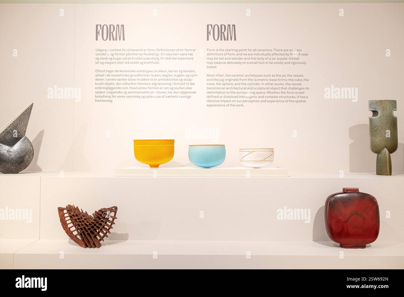 Pottery at the CLAY Keramikmuseum (Ceramics Museum) in Middelfart ...