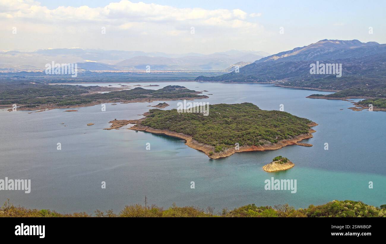 Aerial View of Slansko Lake Near Niksic in Montenegro Stock Photo - Alamy