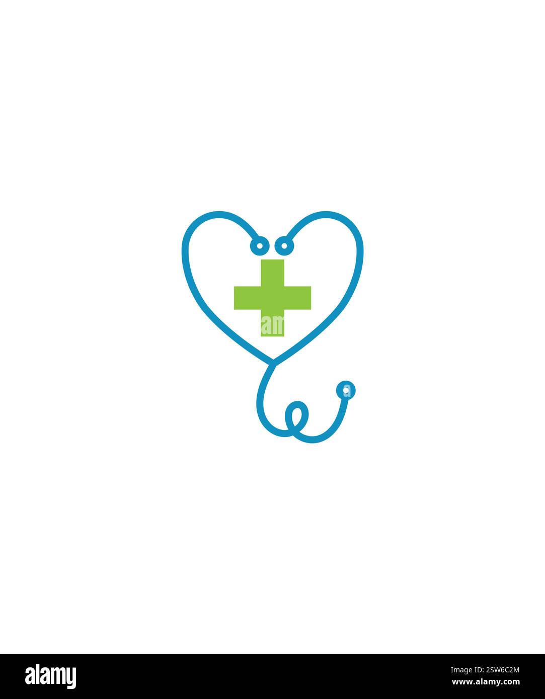 cross medical logo, medical healthcare stethoscope cross logo, vector ...