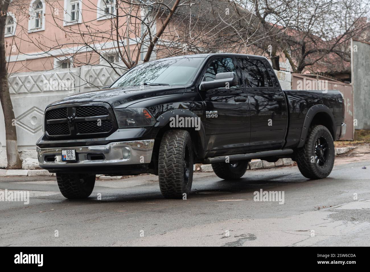 Chisinau, Moldova-January 31, 2025: Ram pickup (Dodge Ram) 1500, Fourth ...