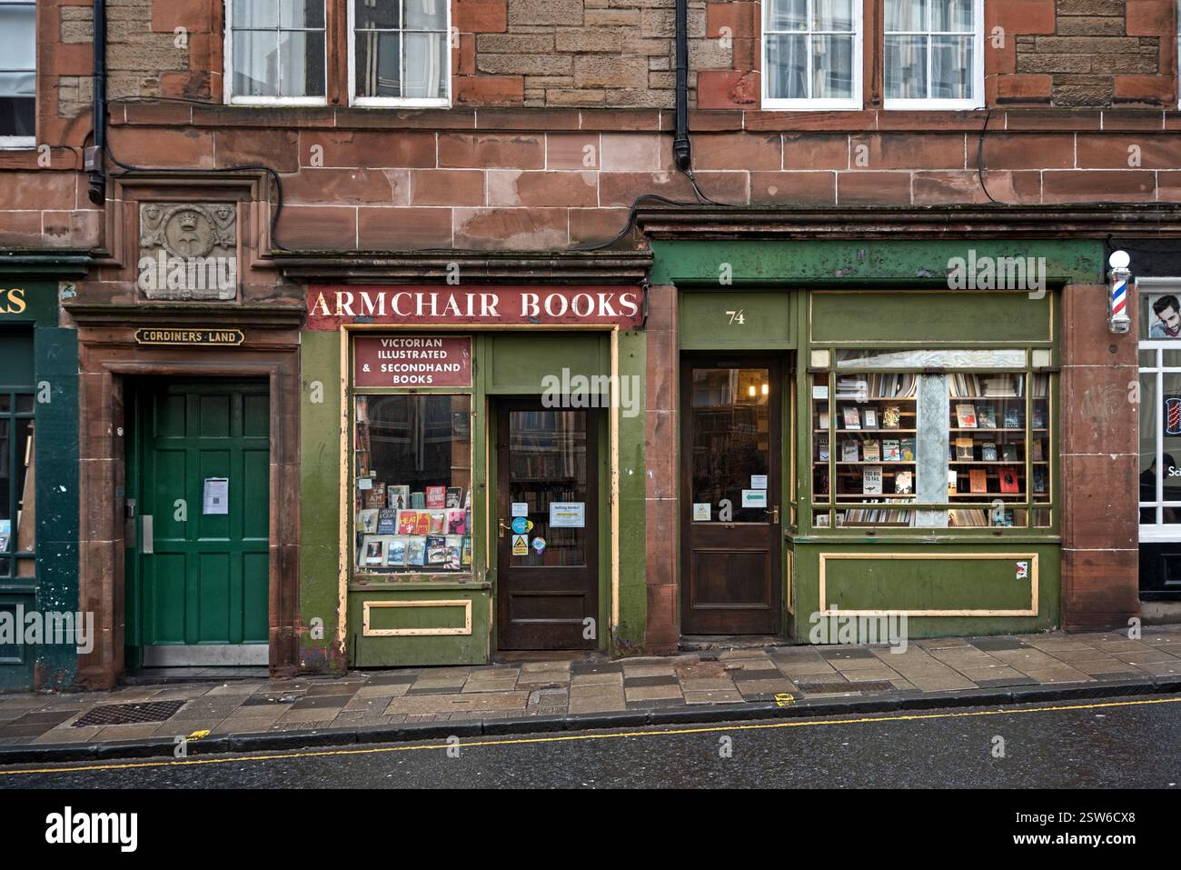 Exterior view of Armchair Books, a well-loved, charming, chaotic ...