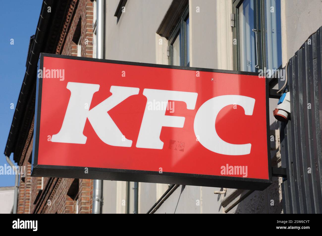 Copenhagen/ DenmarK/20 february 2025/ KFC kentucky fried chicken ...
