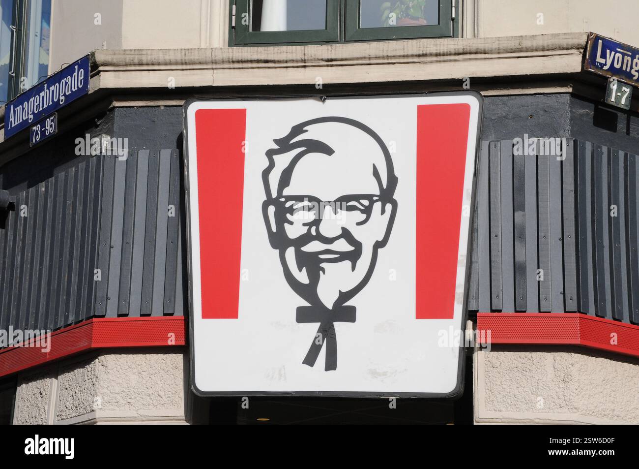 Copenhagen/ DenmarK/20 february 2025/ KFC kentucky fried chicken ...