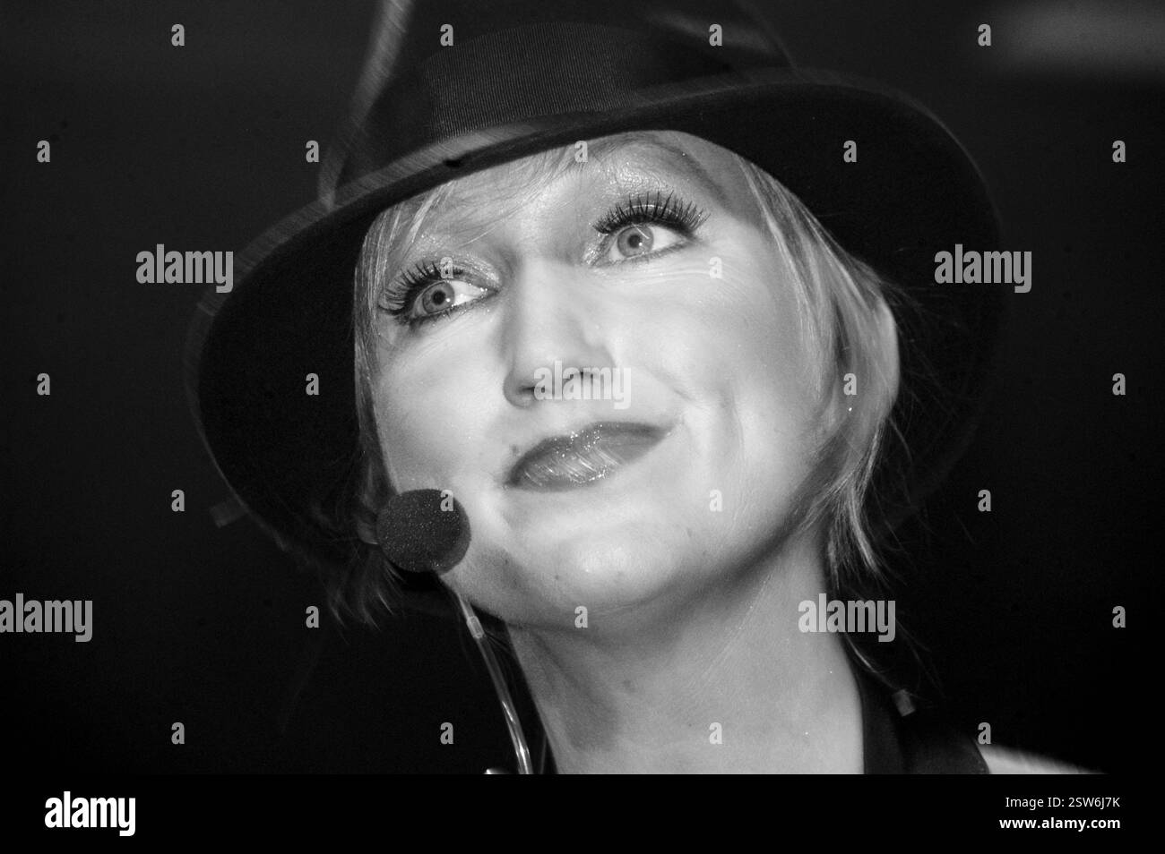 Welsh TV presenter Amanda Protheroe Thomas at The Welsh Music Awards at ...