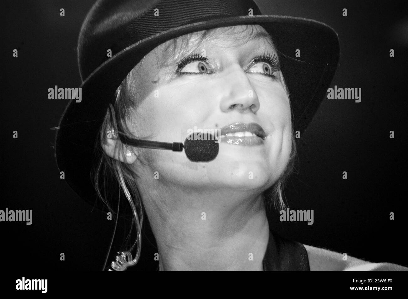 Welsh TV presenter Amanda Protheroe Thomas at The Welsh Music Awards at ...